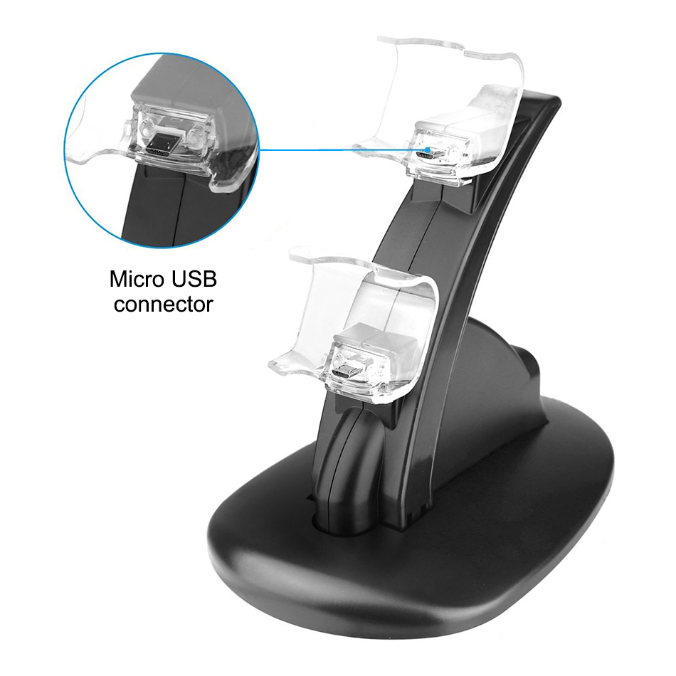 PS4 Dual Game Controller Charging Stand for PlayStation 4 Pro