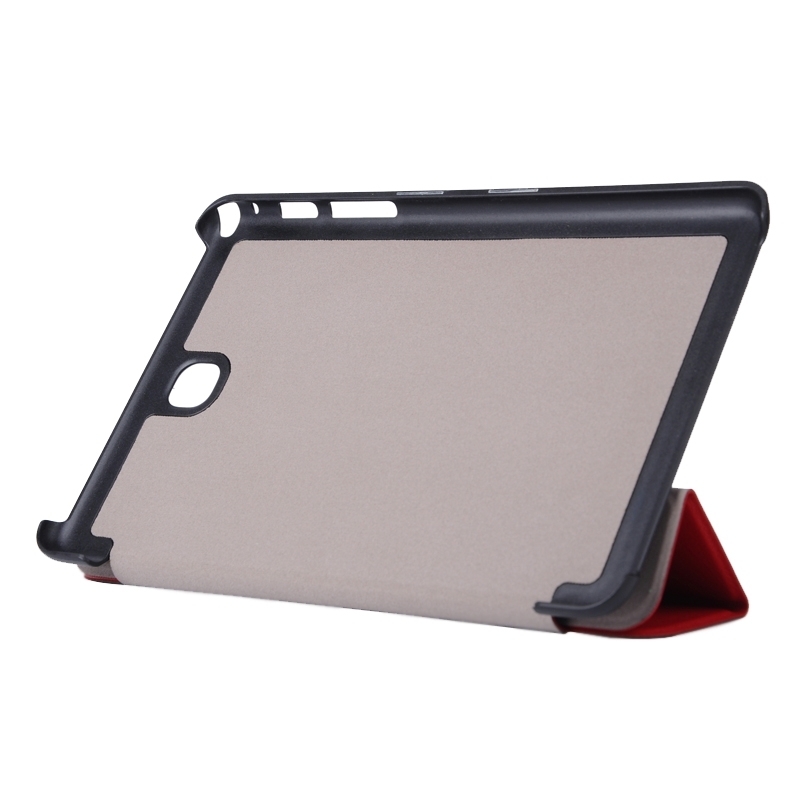 Trifold Smart Case For Samsung Galaxy Tab A Red
