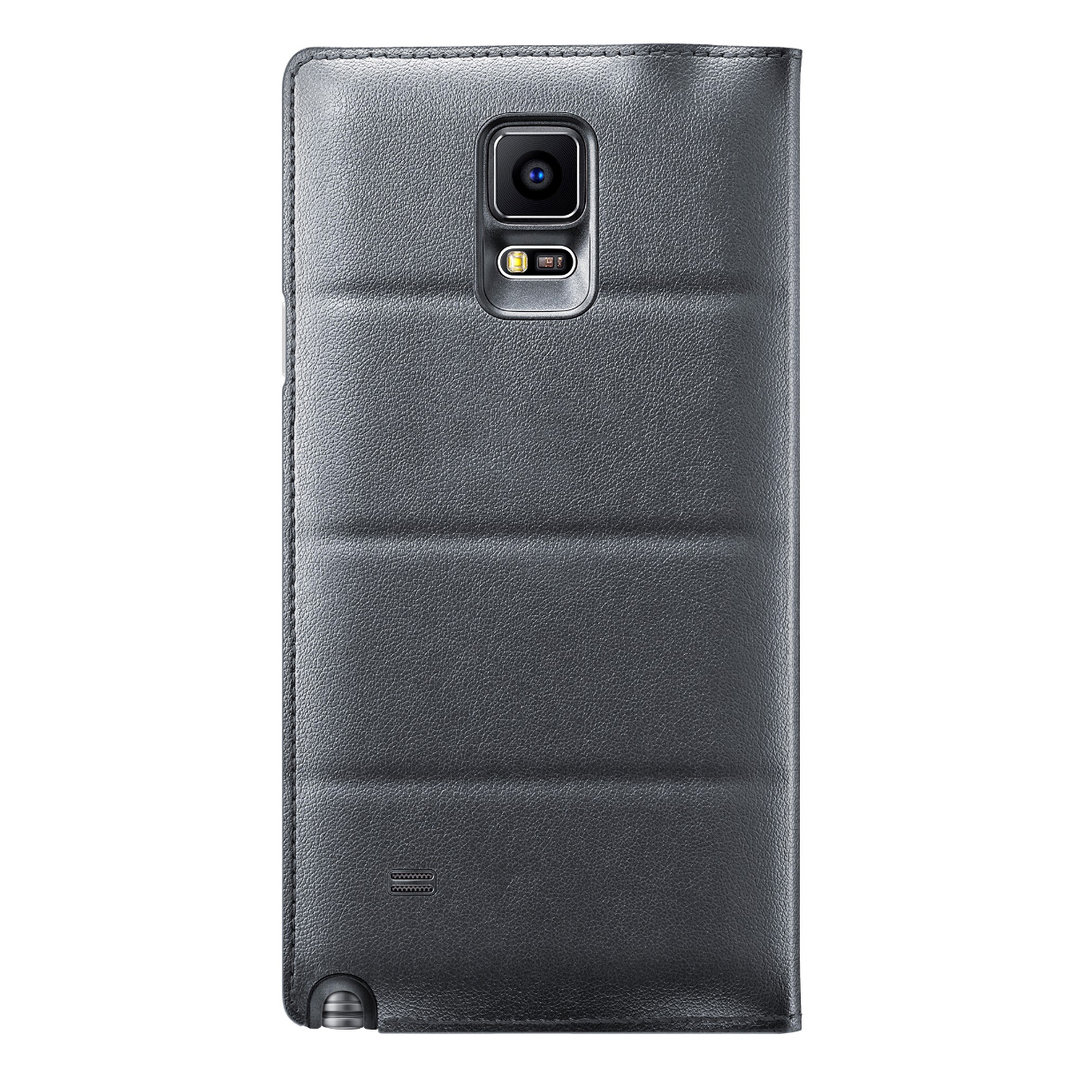 Display Window Leather Case - Samsung Galaxy Note 4 (Black)