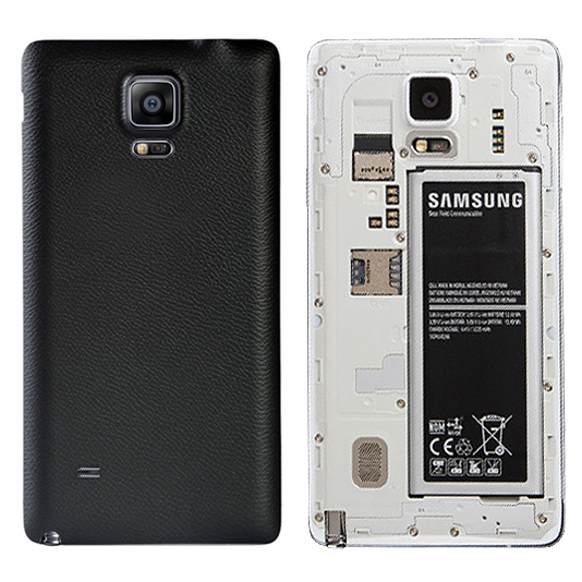 Replacement Back Cover - Samsung Galaxy Note 4 (Lychee Black)