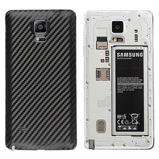 Replacement Back Cover - Samsung Galaxy Note 4 (Carbon Black)