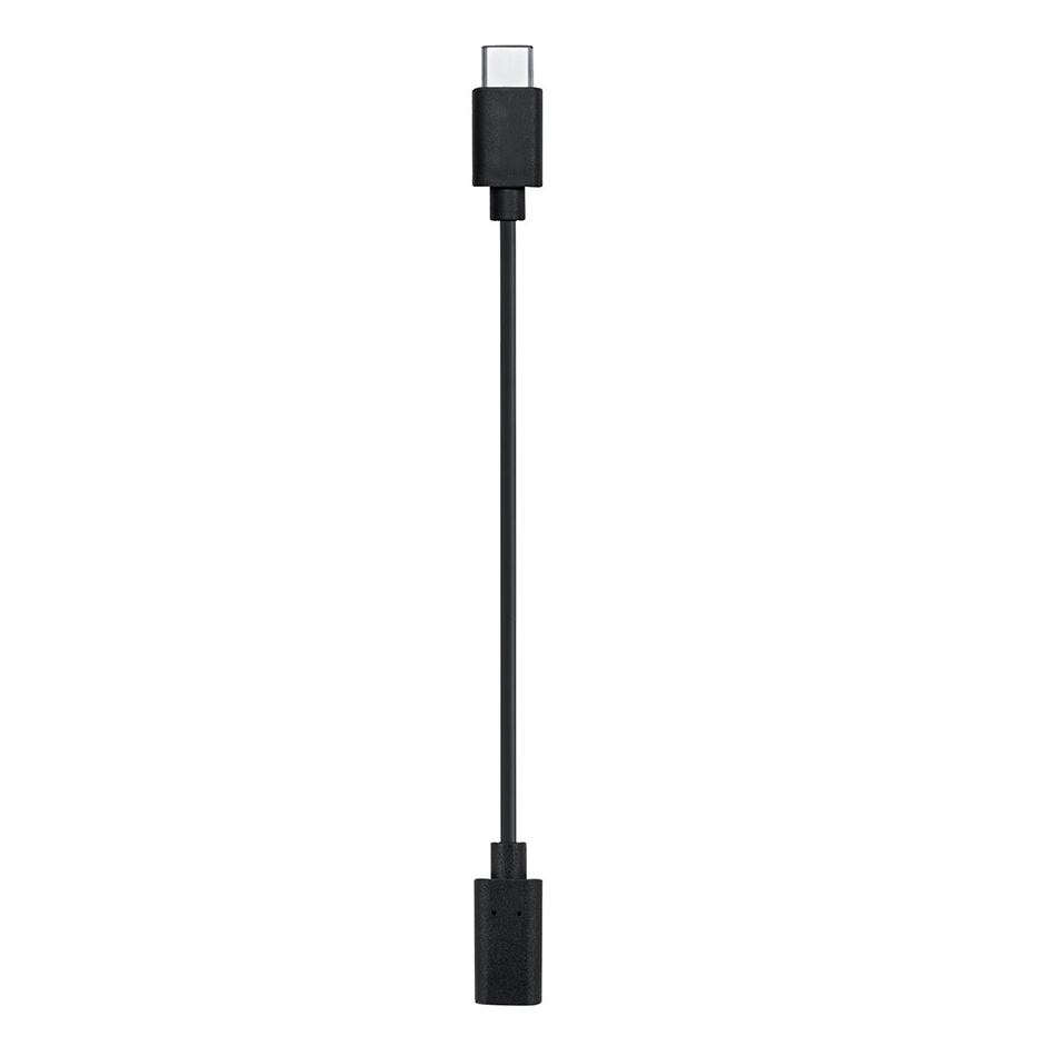 Short USB Type-C to Micro-USB (Female) Charging Cable (20cm)