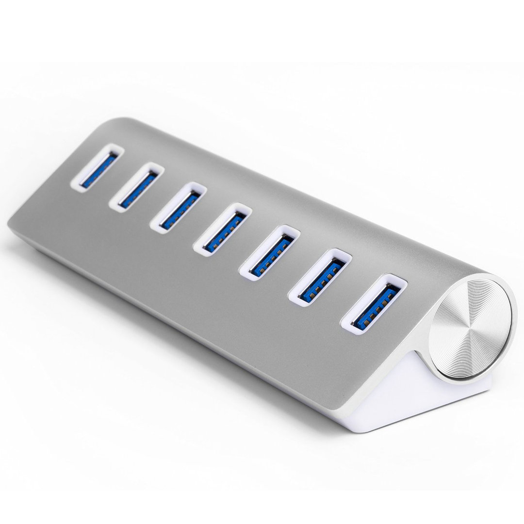 Aluminium (7-Port) High Speed Data Transfer USB 3.0 Hub