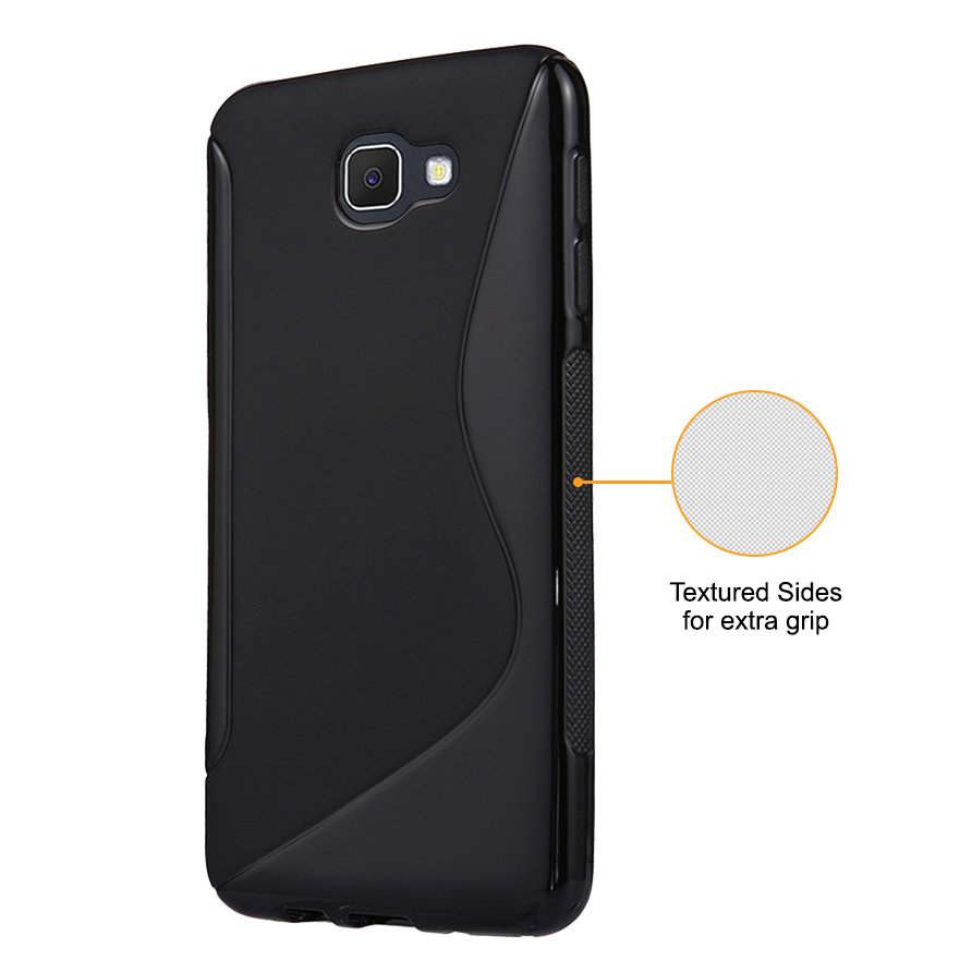 S-Line Flexi Case for Samsung Galaxy J7 Prime (Black)