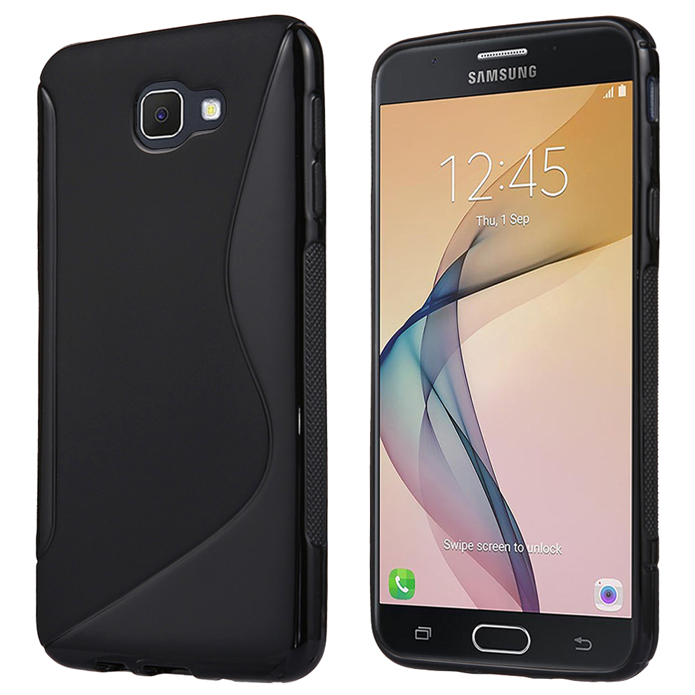 S-Line Flexi Case for Samsung Galaxy J7 Prime (Black)