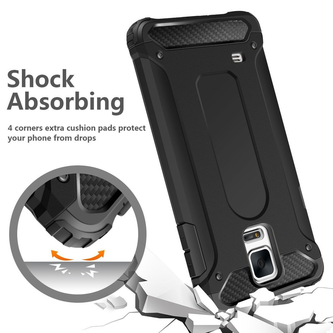 Military Defender Shockproof Case for Samsung Galaxy S5 (Black)