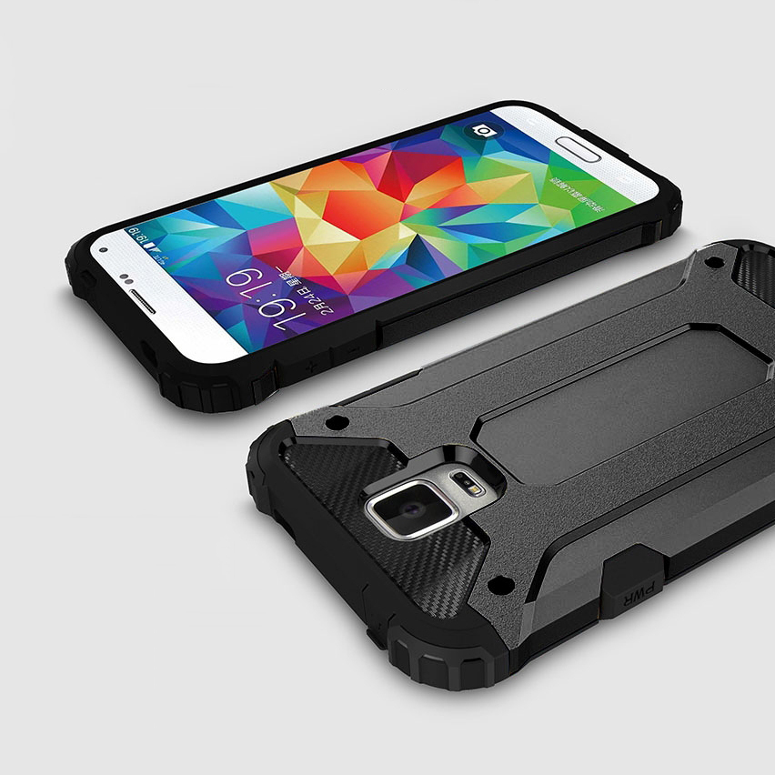 Military Defender Shockproof Case for Samsung Galaxy S5 (Black)