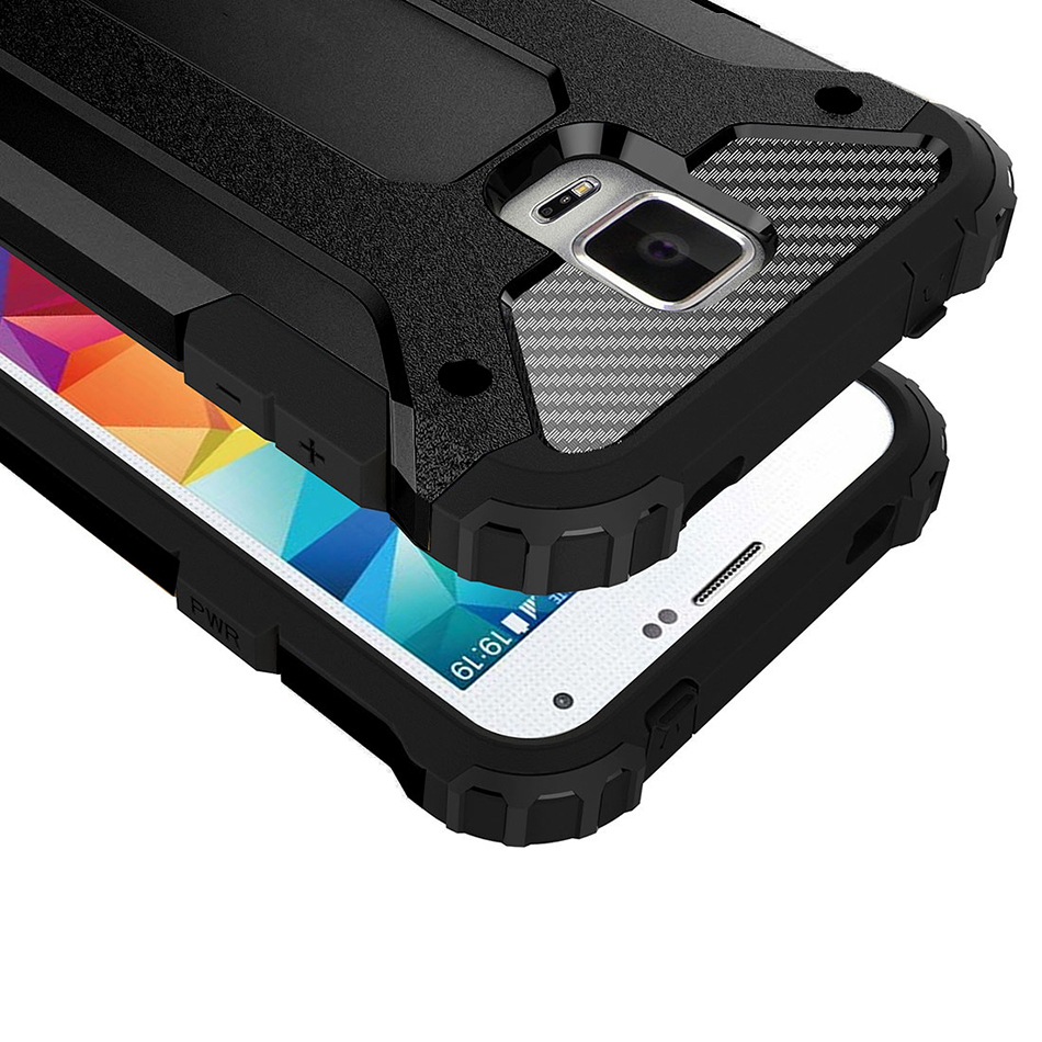 Military Defender Shockproof Case for Samsung Galaxy S5 (Black)