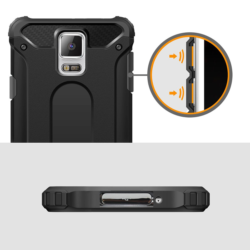 Military Defender Shockproof Case for Samsung Galaxy S5 (Black)