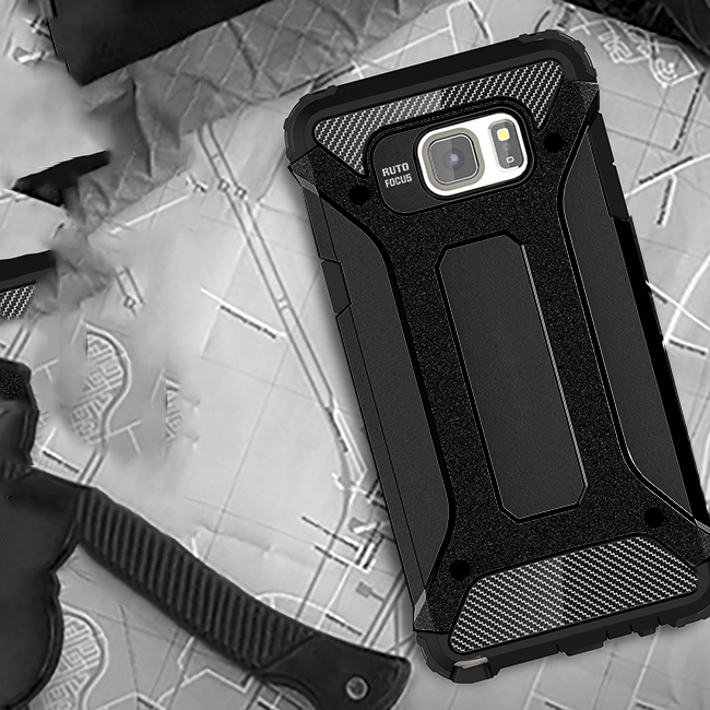Military Defender Shockproof Case for Galaxy Note 5 (Black)