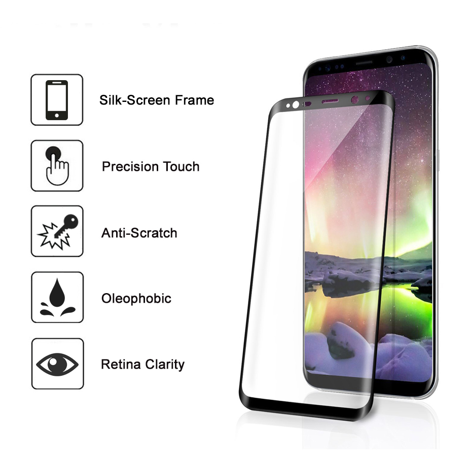 Tempered Glass Screen Protector for Samsung Galaxy S8+