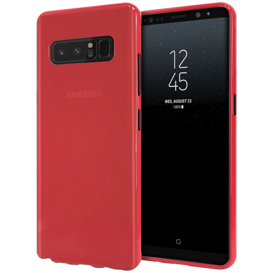 Flexi Gel Case for Samsung Galaxy Note 8 (Frost Red)