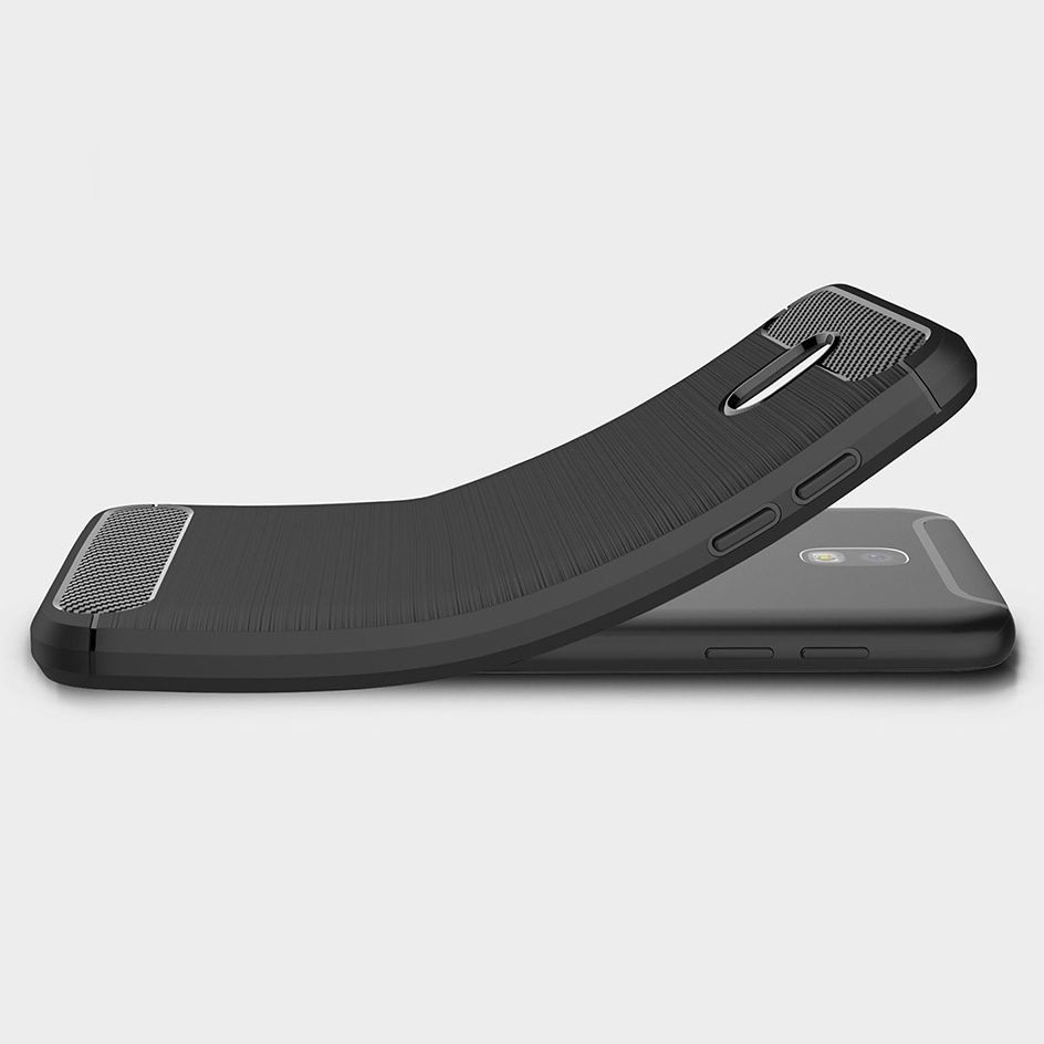 Flexi Carbon Fibre Case for Samsung Galaxy J5 Pro (Black)