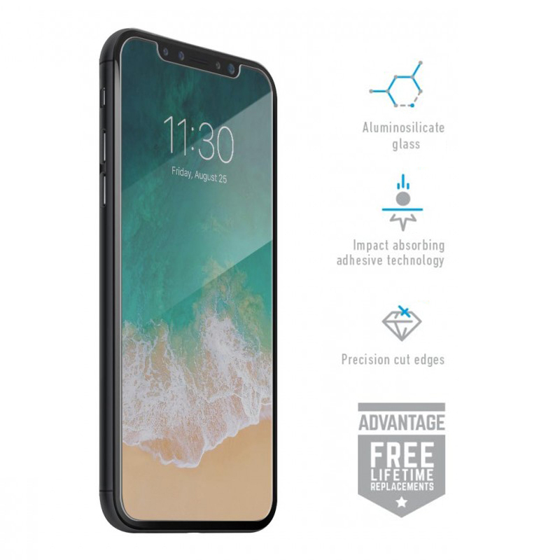 BodyGuardz Tempered Glass Screen Protector - Apple iPhone Xs