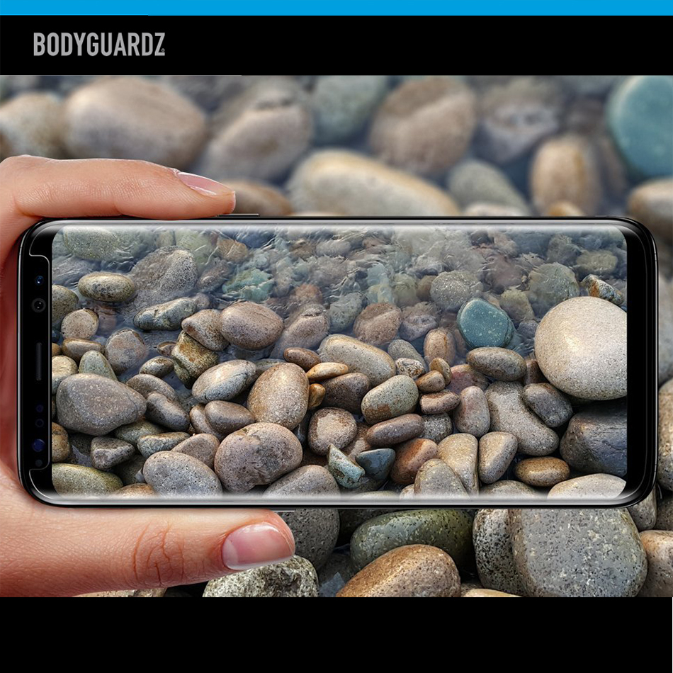 BodyGuardz Pure Arc Glass Screen Protector - Samsung Galaxy S8