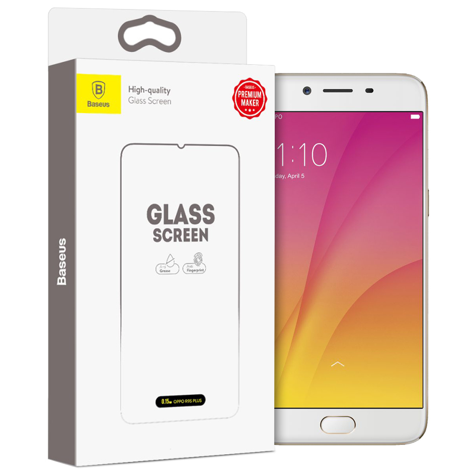 Baseus 9H Tempered Glass Screen Protector - Oppo R9s Plus
