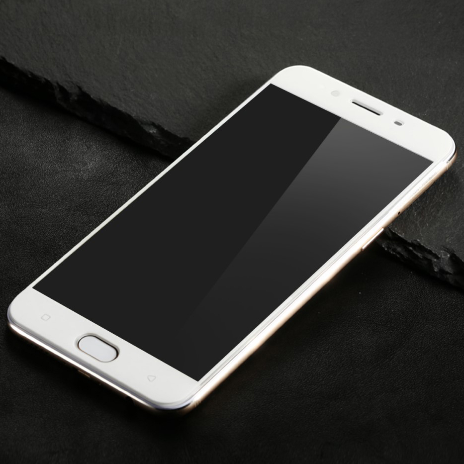 9H Tempered Glass Screen Protector - Oppo R9s Plus (White)