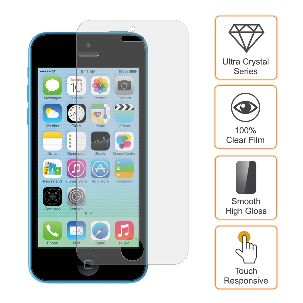 Clear Film Screen Protector for Apple iPhone 5c