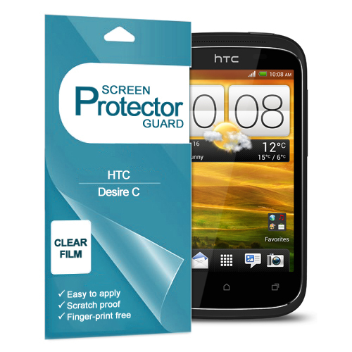 Clear Film Screen Protector - HTC Desire C