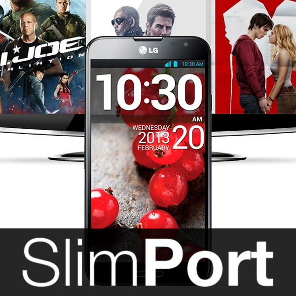 SlimPort Micro USB to HDMI Cable for LG Optimus G Pro (Black)