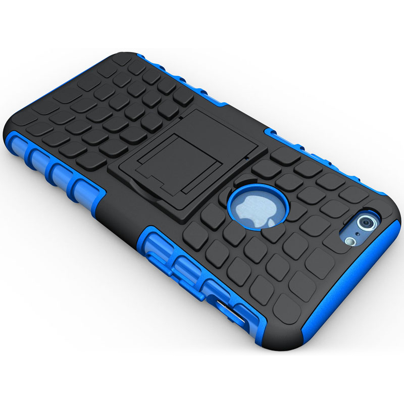 Rugged Tough Shockproof Case - Apple iPhone 6s (Blue)
