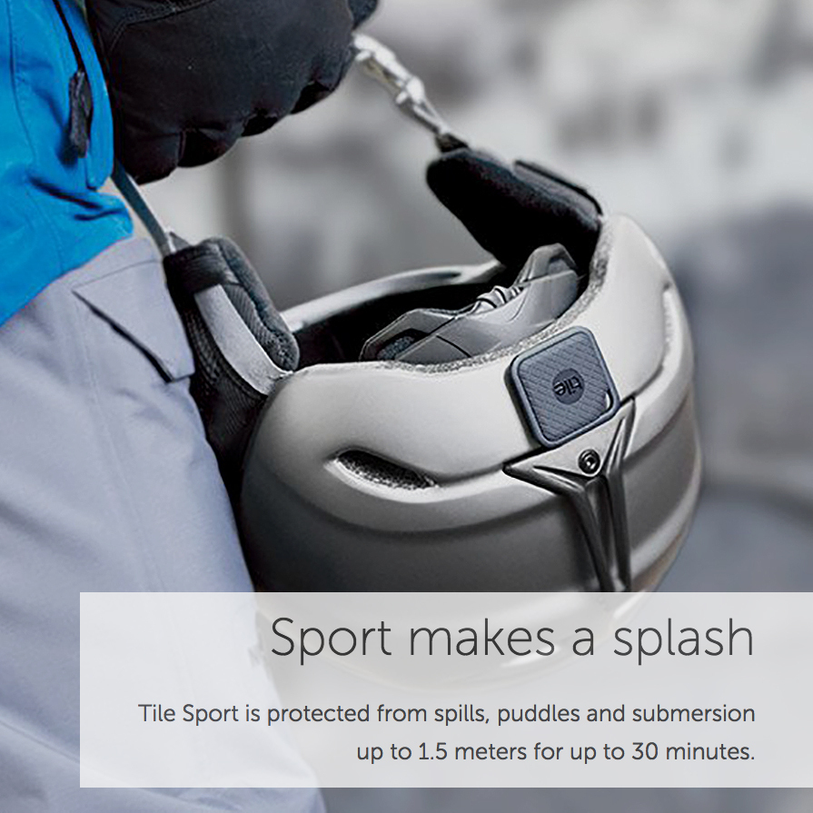 Tile Sport Pro Long Range Waterproof Bluetooth Tracker