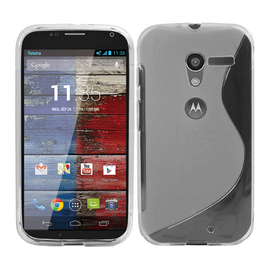 S-Line Flexi Case for Motorola Moto X (1st Gen) (Clear Frost)