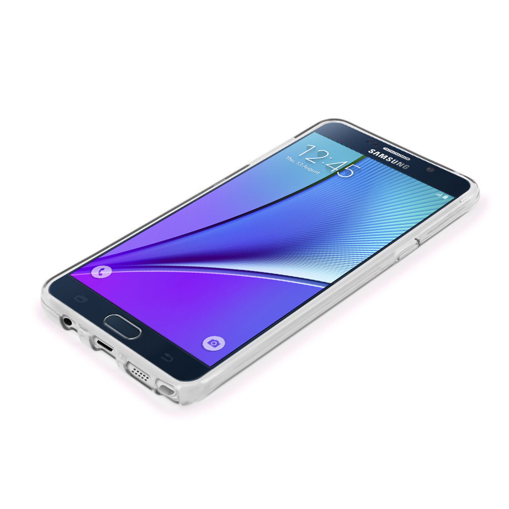 Flexi Gel Case for Samsung Galaxy Note 5 (Smoke White)