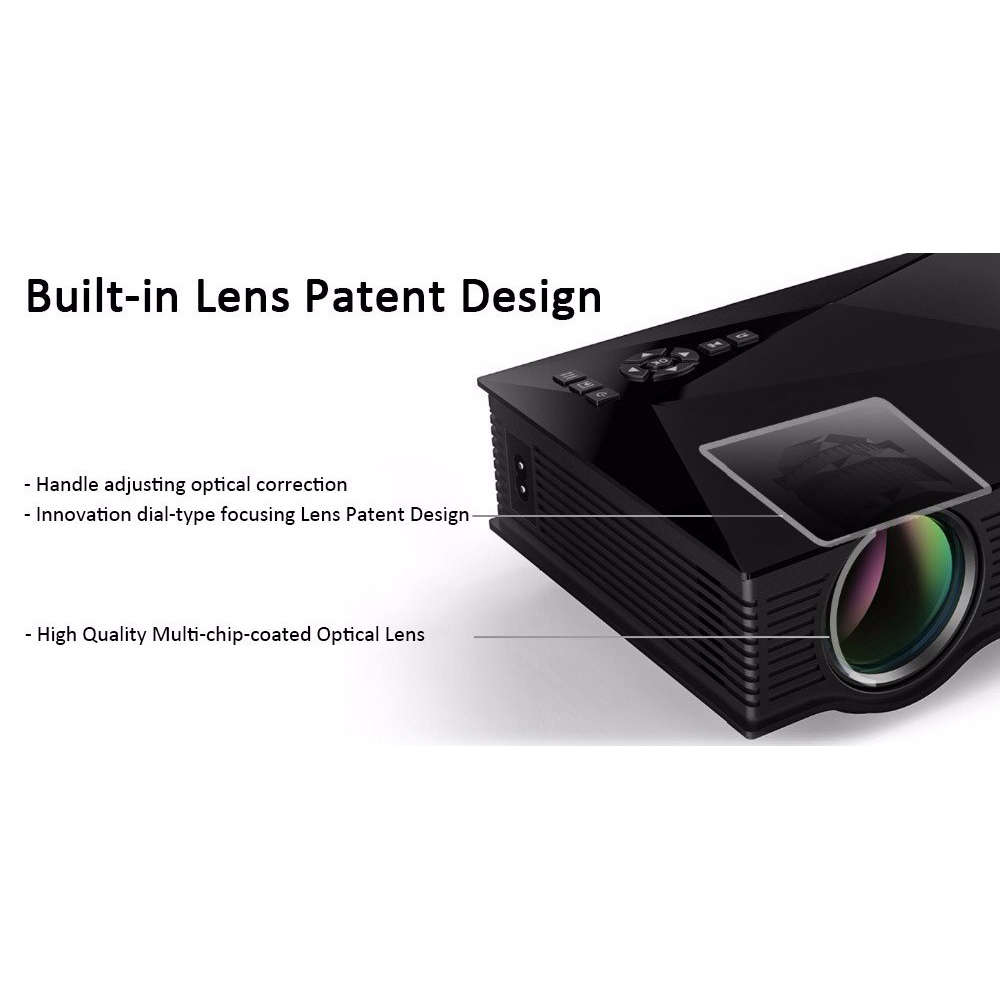 UC46 Wireless WIFI HDMI DLNA LED Digital Video Projector