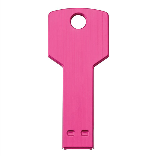 8GB Metal Key USB Memory Stick / Thumb Drive (Pink)