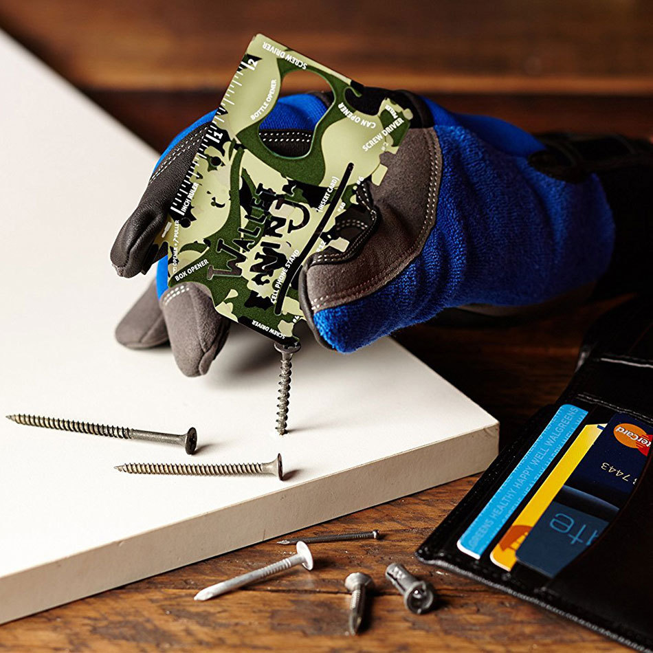 Wallet Ninja 18-in-1 Multifunction Card Size Pocket Tool Set